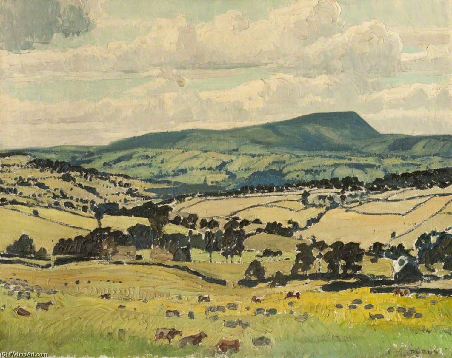 Pendle from Bouldsworth by James Purdy (1914-2009) James Purdy ...