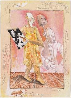 IMMENDORFF`S PROGRESS THE RAKE`S PROGRESS GOES ON, 1994 by Jörg ...