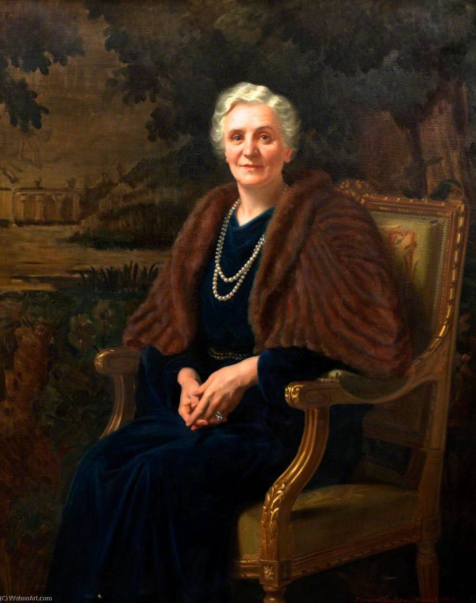 Order Artwork Replica Lady Owen Evans, 1940 by Margaret Lindsay ...