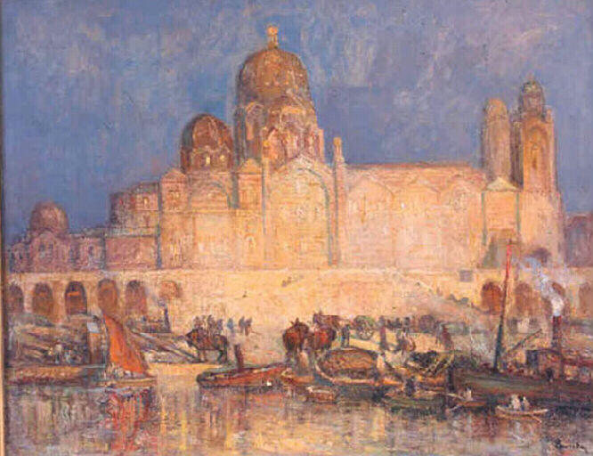 Get Paintings Reproductions Cathédrale de Marseille by André Sureda ...