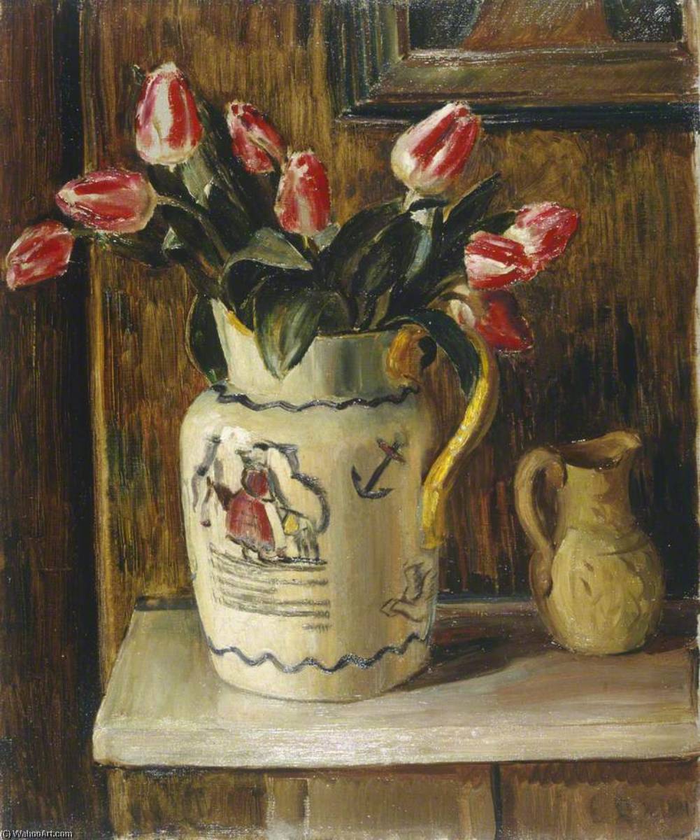Get Art Reproductions Tulips by Raymond James Coxon (Inspired By) (1896 ...