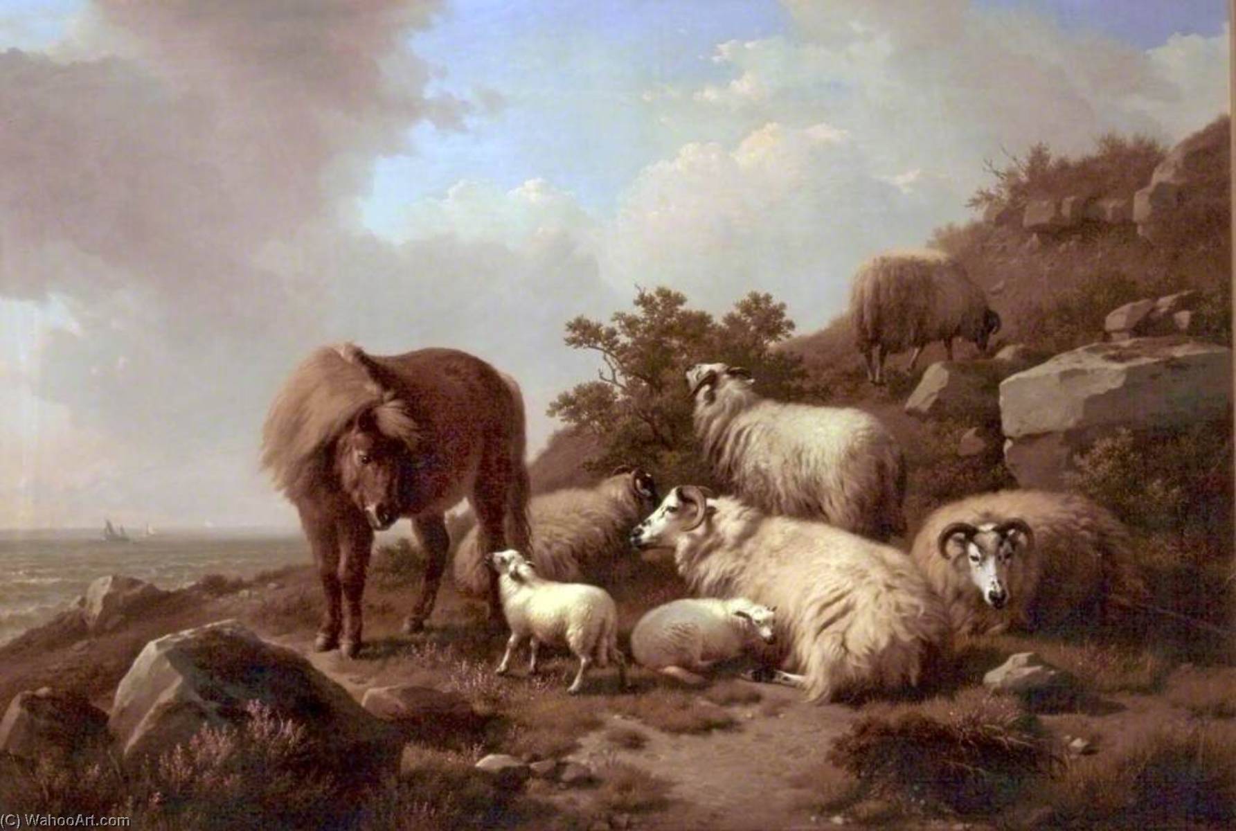 Purchase Oil Painting Replica In the Highlands, 1869 by Eugène Joseph ...