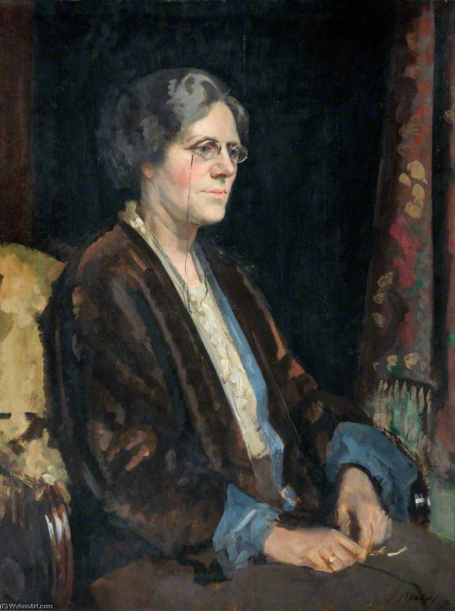 Get Art Reproductions Bertha Linnell, Headmistress of Frognal School ...