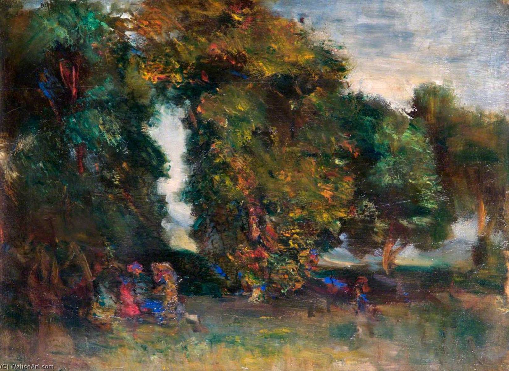 Museum Art Reproductions Trees, 1912 by Isaac Rosenberg (1890-1918 ...