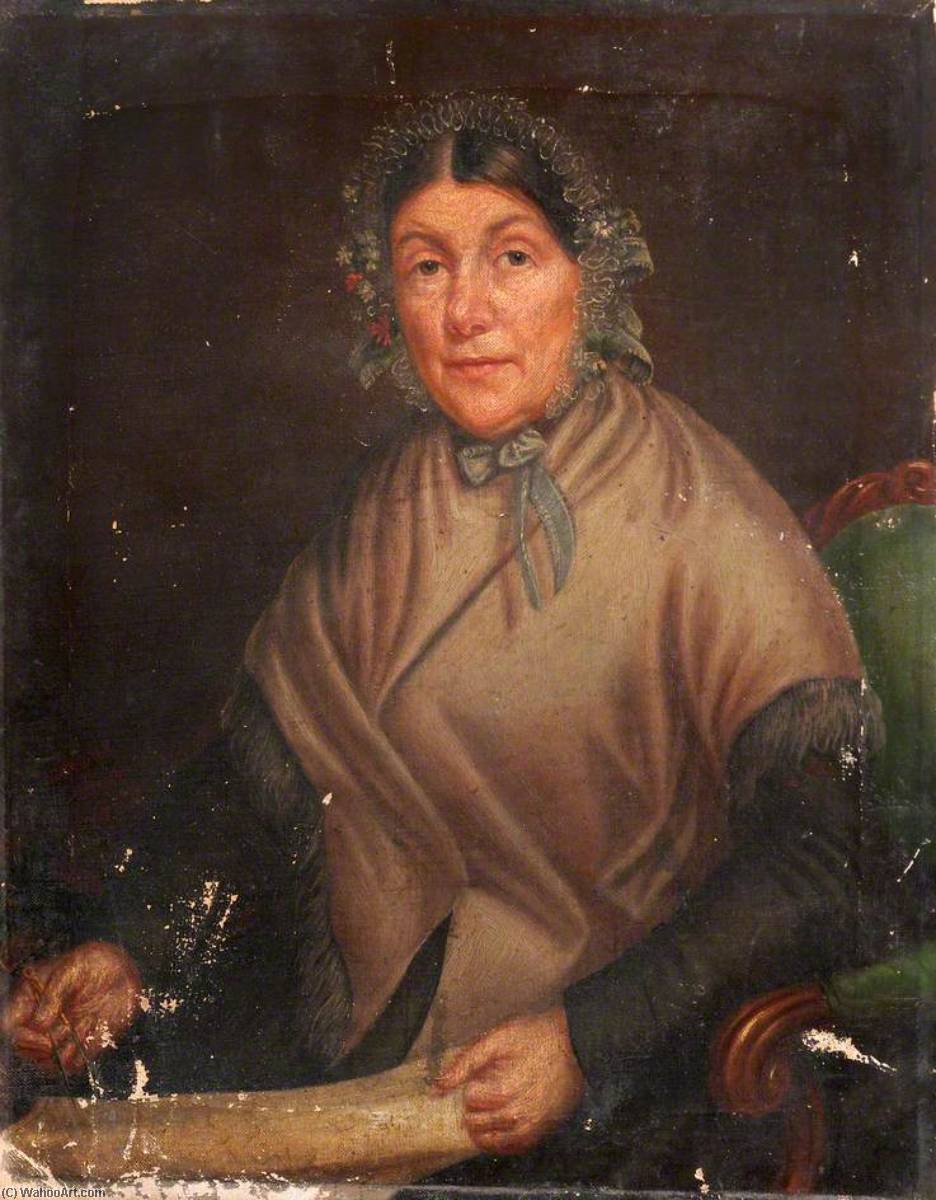 Art Reproductions Mrs Elen Edwards, 1859 by William Roos (1808-1878 ...