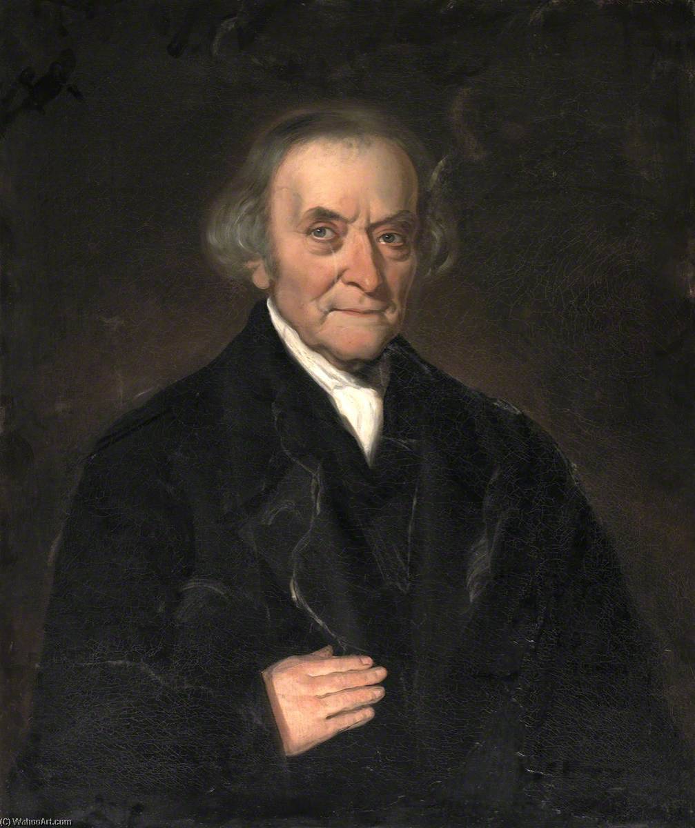 Artwork Replica Reverend John Jones of Tremadog, 1850 by William Roos ...