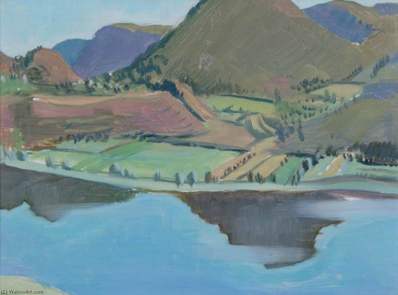 Paintings Reproductions Italian Front, 1918 by Sydney William Carline ...