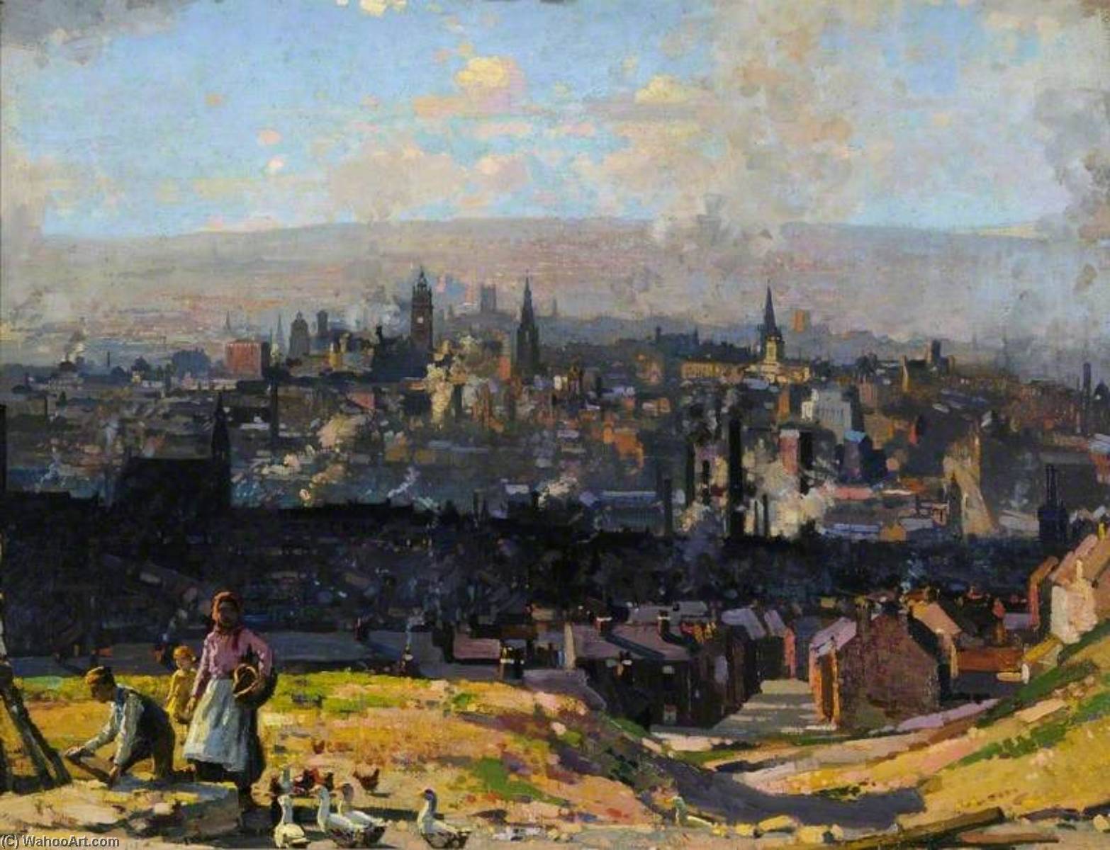 Sheffield from the Park, 1923 by Stanley Royle (1888-1961) Stanley ...