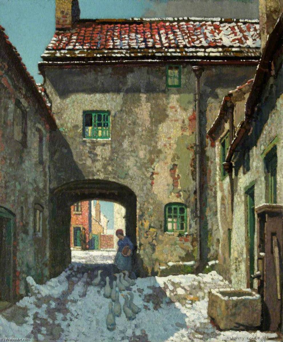 Get Art Reproductions Winter Tickhill Yorkshire by Stanley Royle ...
