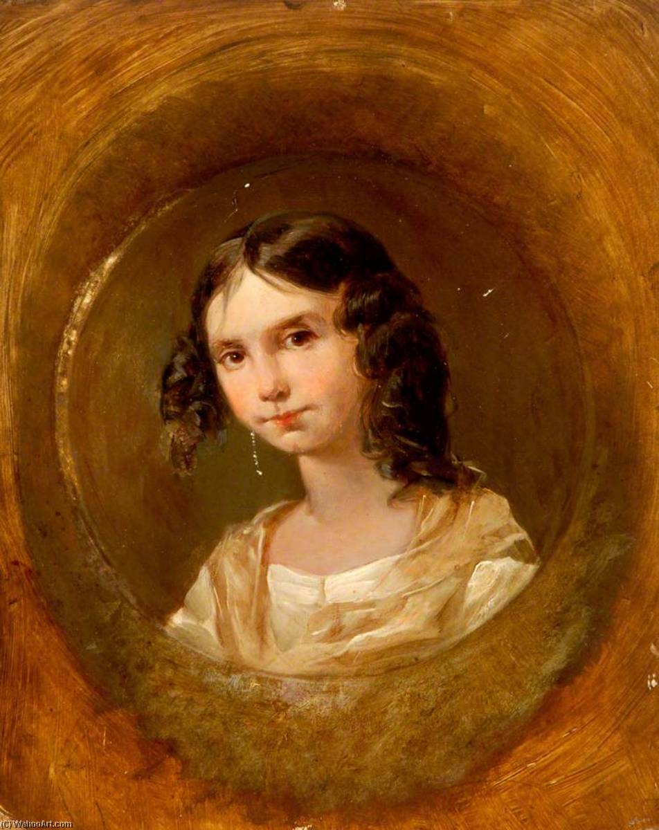 Oil Painting Replica Portrait of a Child by James Cassie (1819-1879 ...