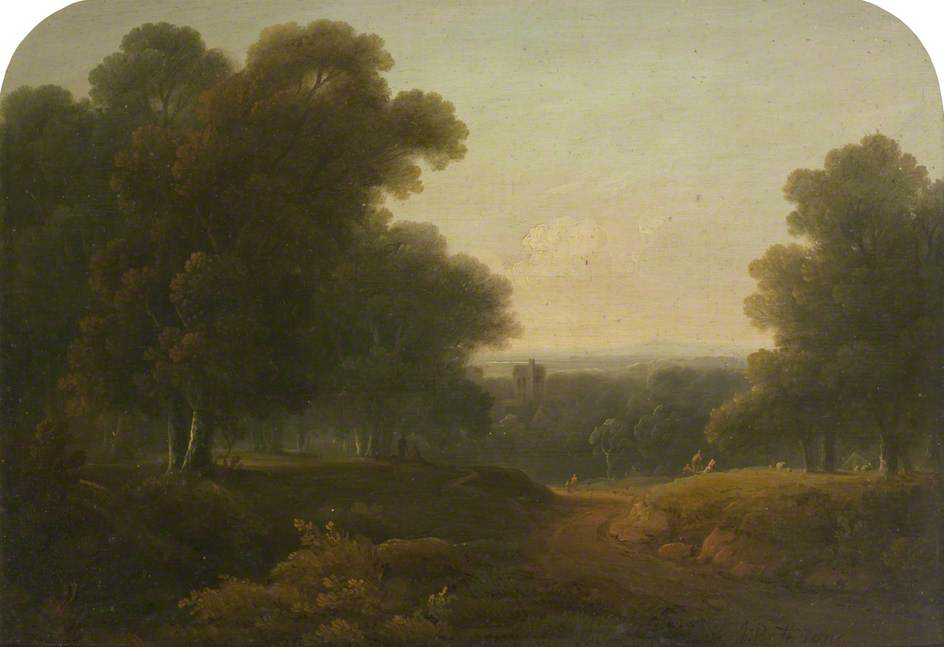 Buy Museum Art Reproductions Classical Landscape No.1, 1800 by John ...