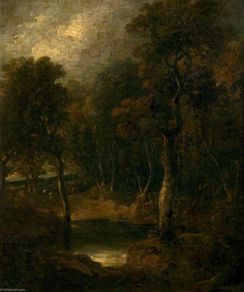 Buy Museum Art Reproductions Wooded Landscape, 1810 by George Howland ...