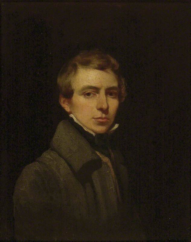 Paintings Reproductions Self portrait, 1836 by Samuel Laurence (1812 ...
