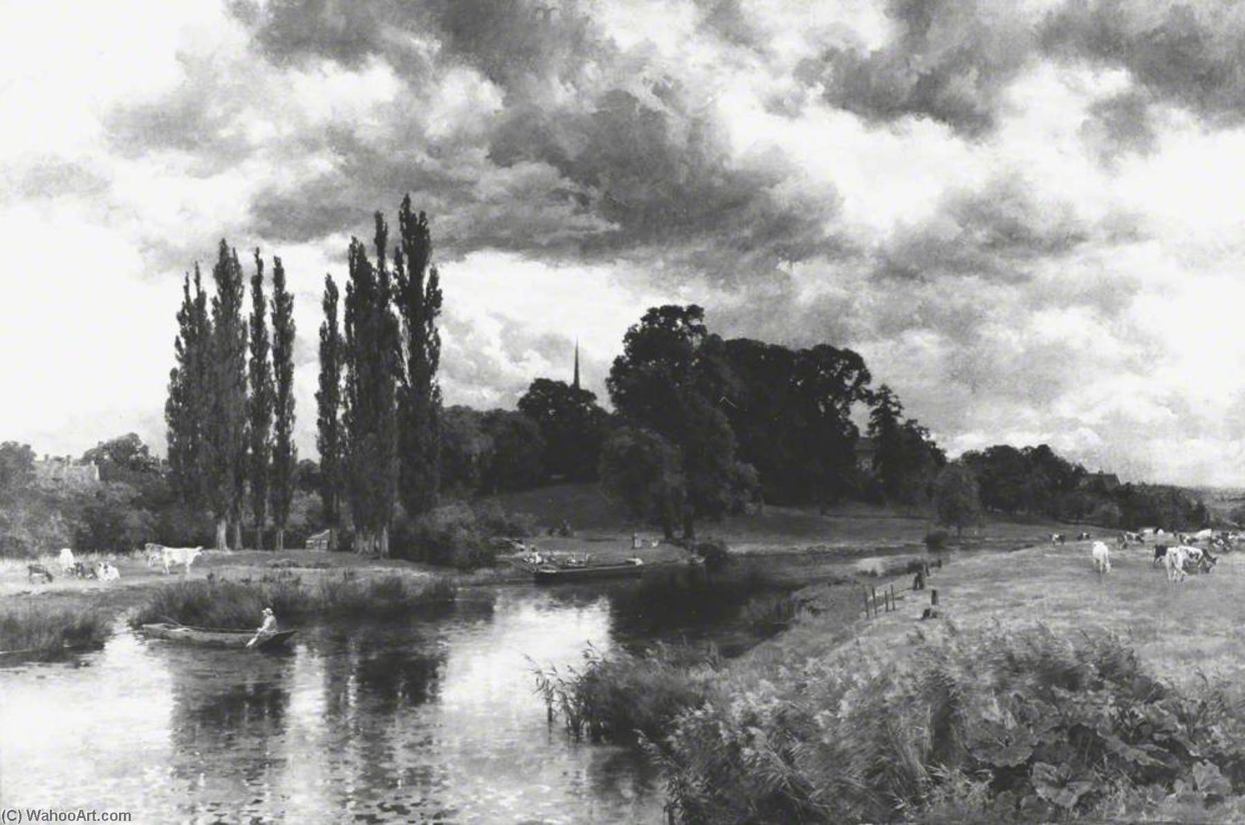 Get Art Reproductions Bredon on the Avon, Worcestershire, 1910 by ...