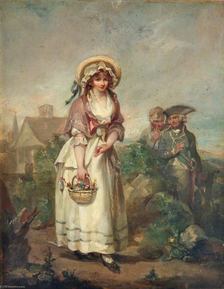 Buy Museum Art Reproductions Flora, 1790 by Henry Singleton (1766-1839 ...