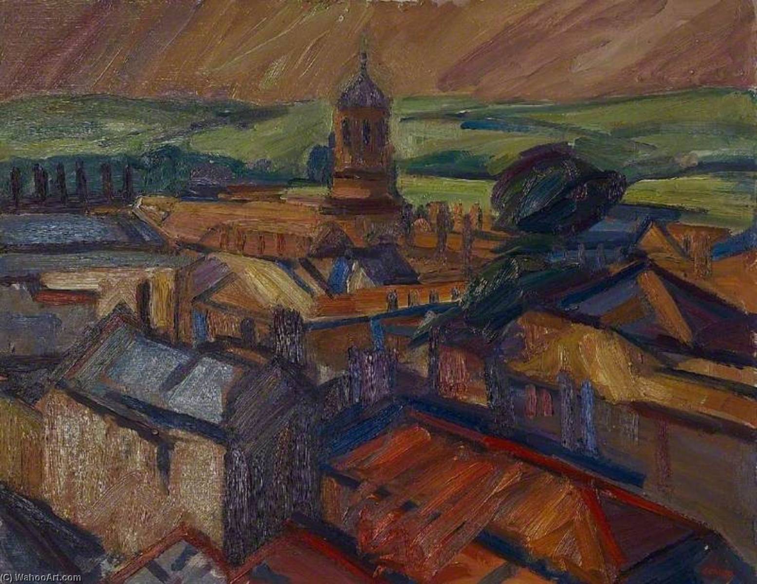 Christchurch Tower, Oxfordshire, 1993 by Nick Schlee Nick Schlee ...