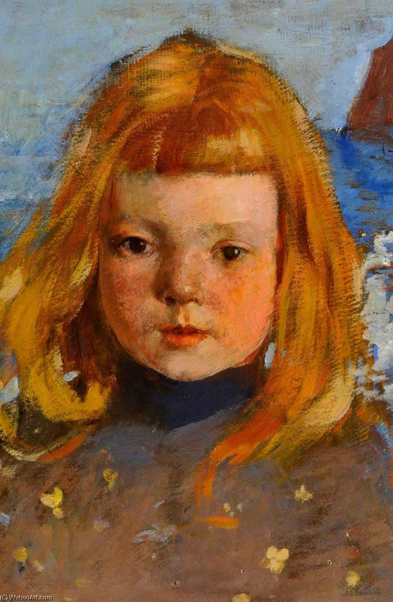 Oil Painting Replica Jeannie, 1900 by James Kerr Lawson (1862-1939 ...