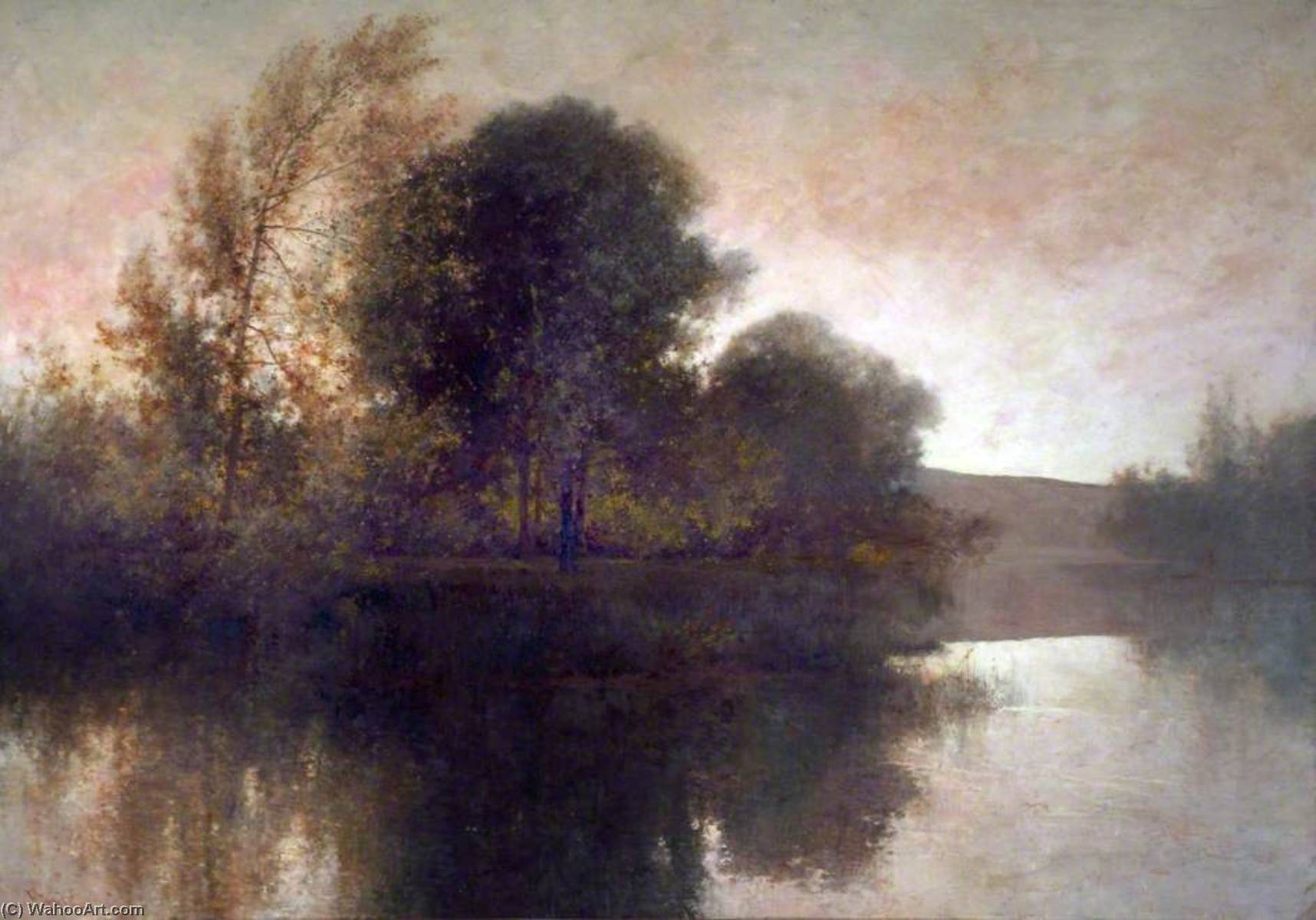 Museu De Reproduções De Arte O rio, 1907 por John Finnie (1829-1907 ...