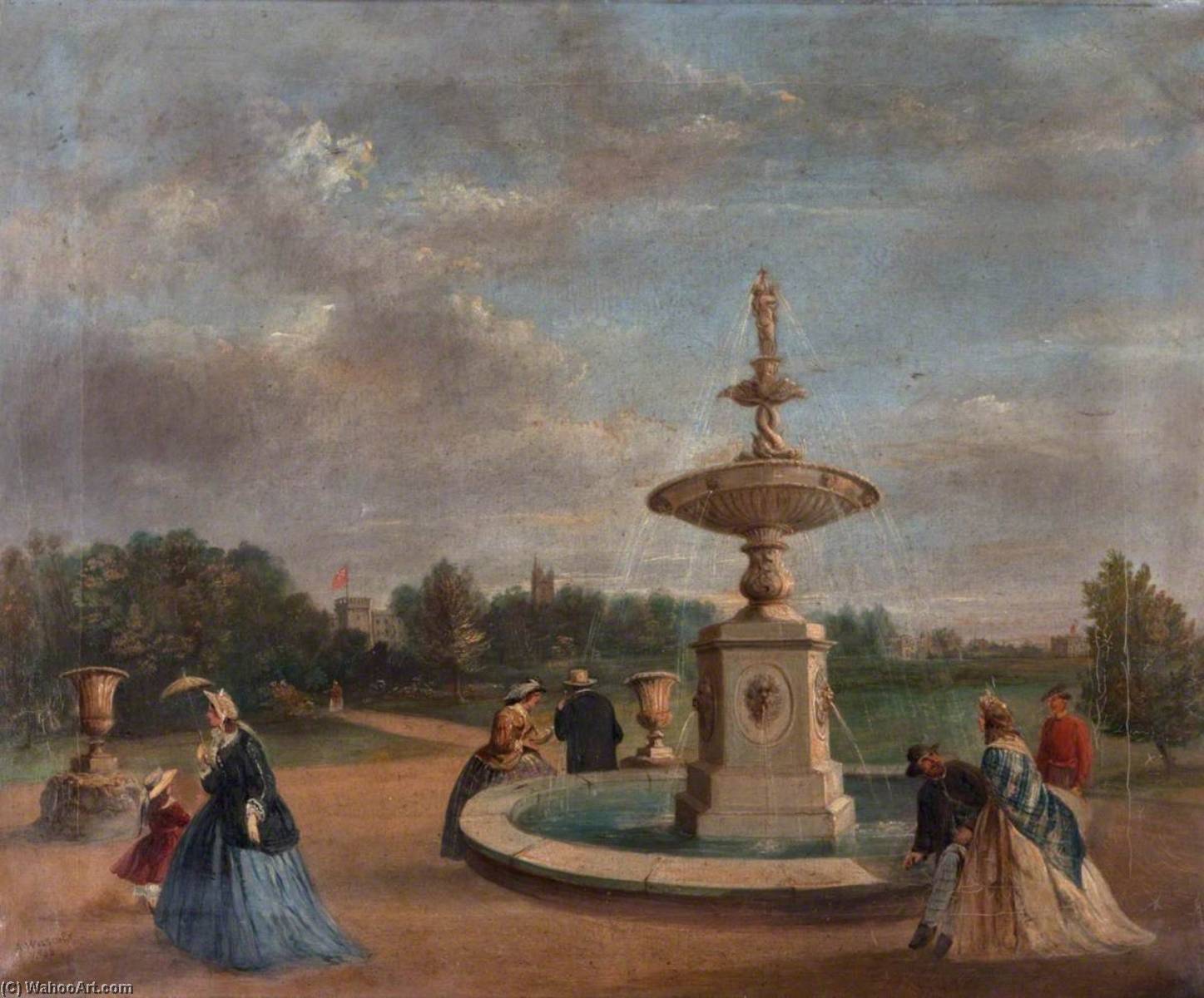 Adquirir Reproduções De Pinturas Jardins de Sophia, 1866 por Alexander ...