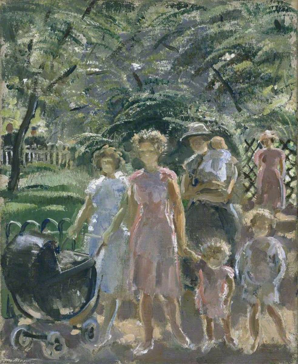 Order Artwork Replica In the Luxembourg Gardens by Leila Faithfull ...