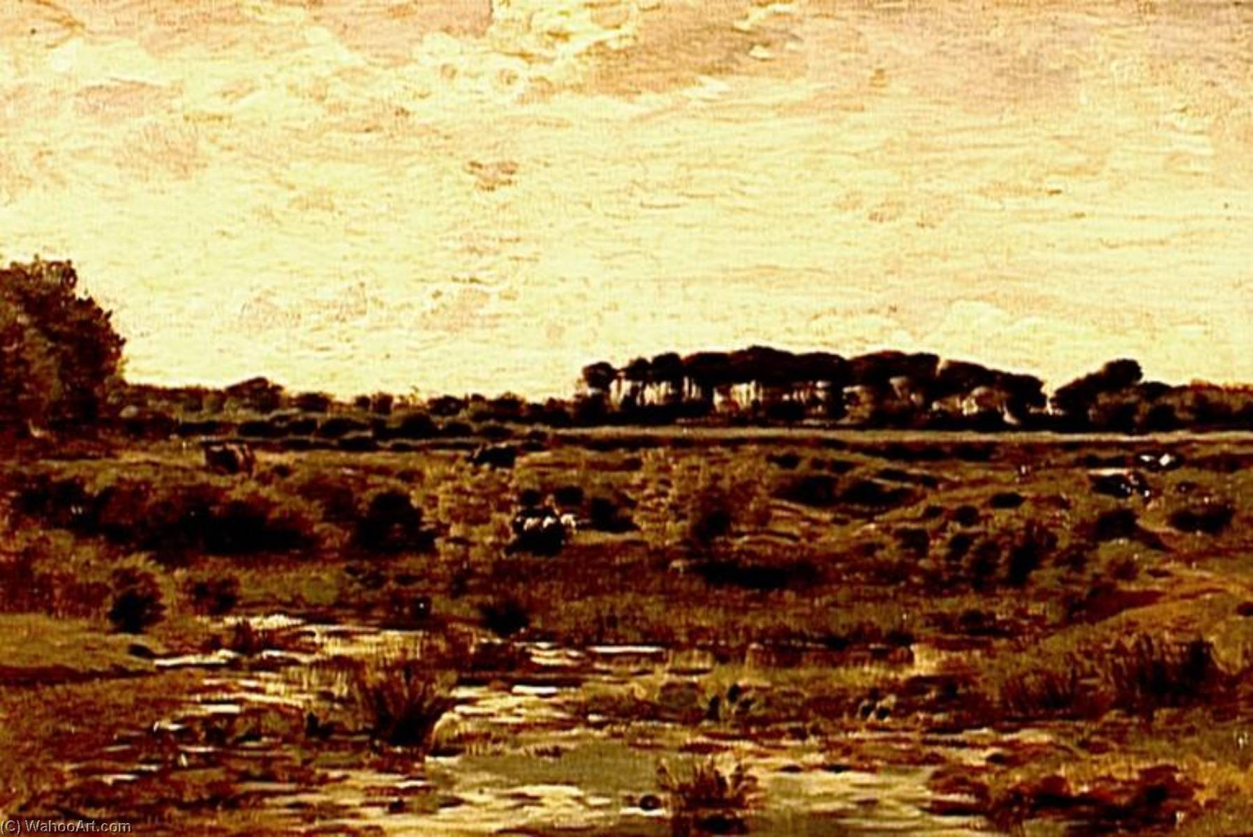 Paintings Reproductions Paysage by Henri Zuber (1844-1909, France ...