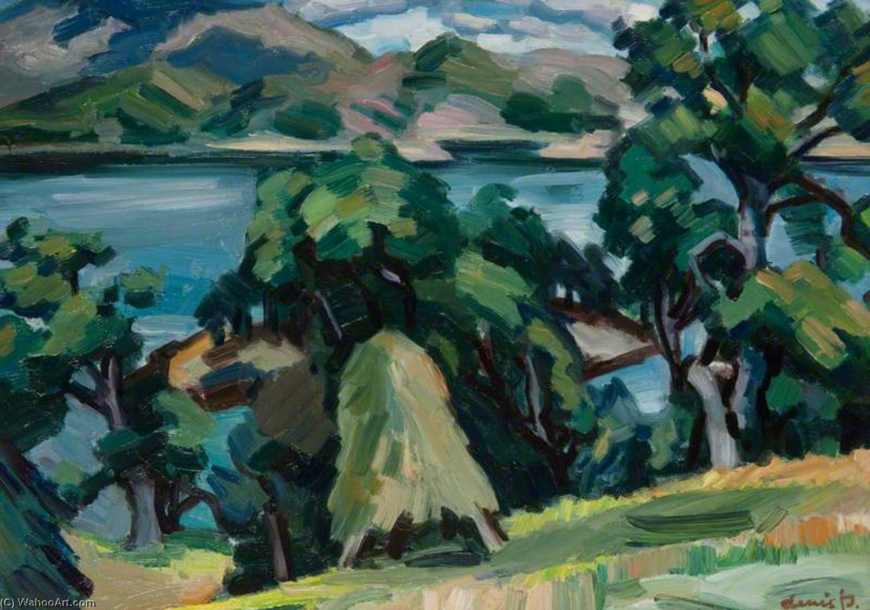 Get Paintings Reproductions Loch Carron, 1951 by Denis Frederic Neal ...