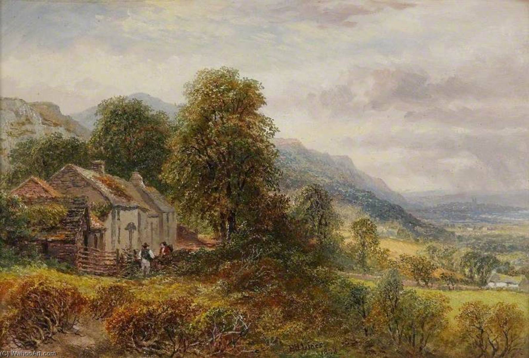 Get Art Reproductions Bryngoleu Llanfairfechan, 1878 by Henry Harris ...