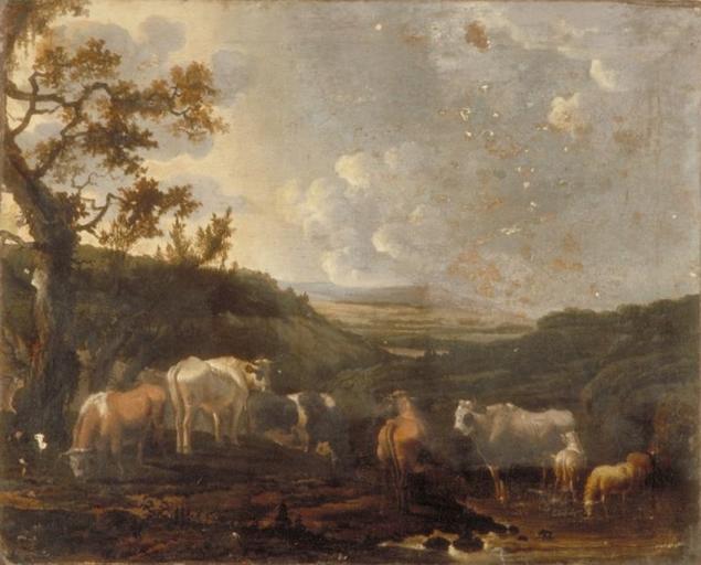 Buy Museum Art Reproductions TROUPEAU by Paulus Potter (1625-1654 ...