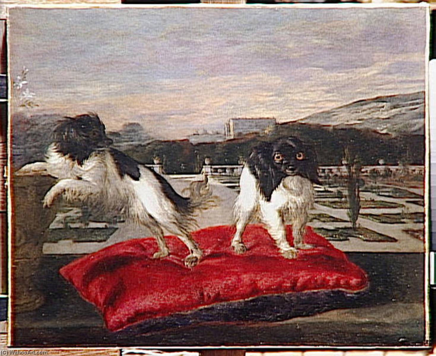 Order Artwork Replica DEUX PETITS CHIENS by Nicasius Bernaerts (1620 ...