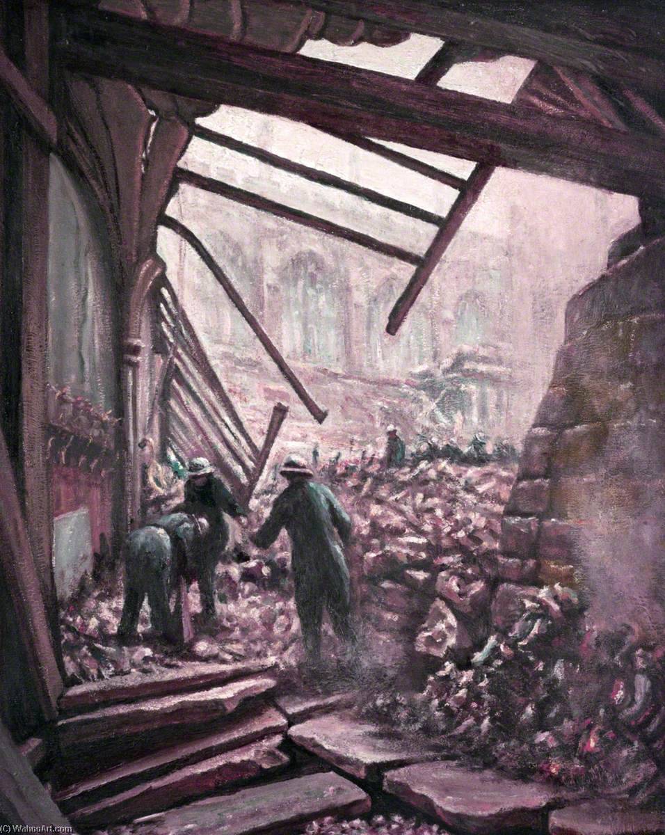 Get Paintings Reproductions Cloister Court from the North East ...