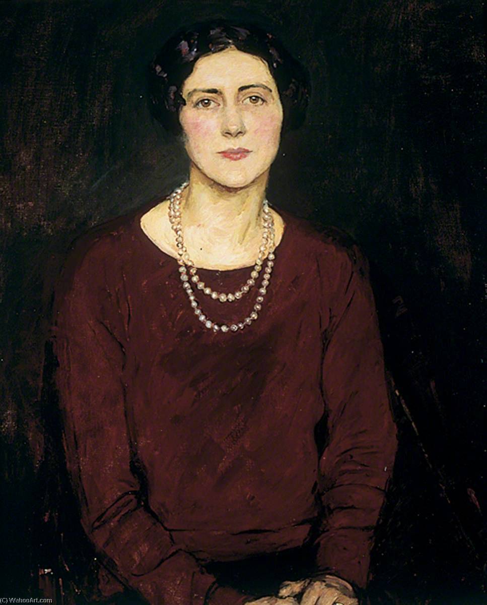 Artwork Replica Mrs Sylvia Gascoigne, 1920 by Flora Lion (Inspired By ...