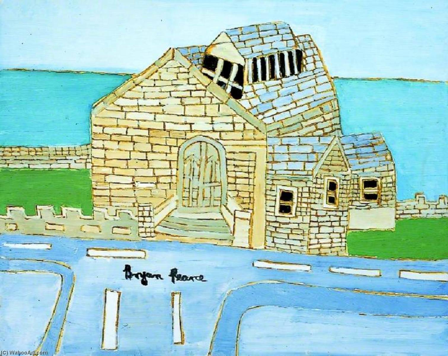 Newlyn Art Gallery, 2005 by Bryan Pearce (1929-2007) Bryan Pearce ...