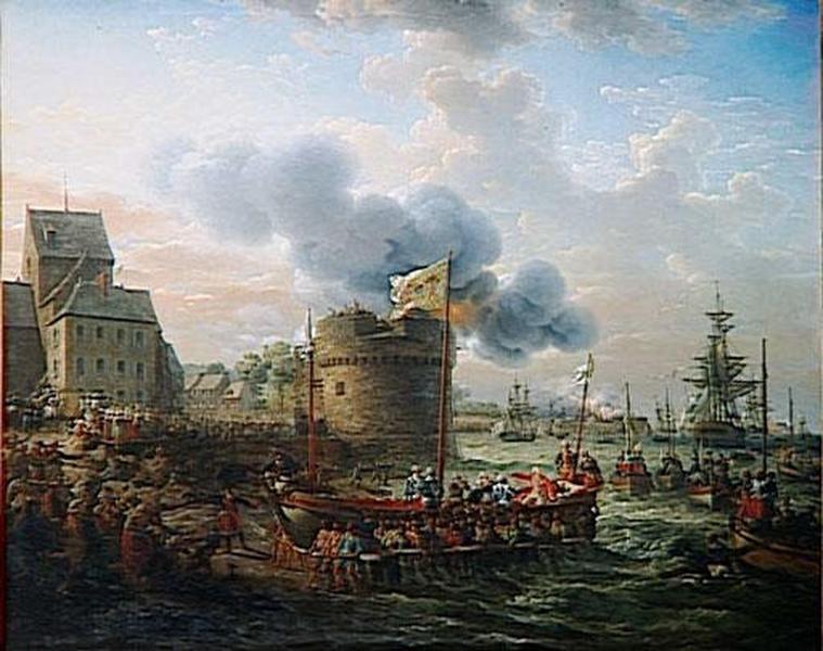 Get Paintings Reproductions LOUIS XVI VISITE LE PORT DE CHERBOURG.23 ...