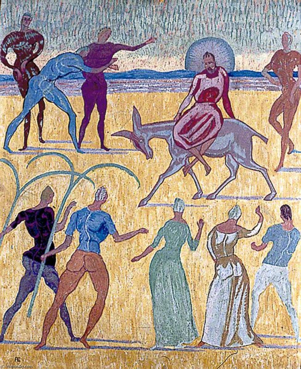 Order Artwork Replica The Entry into Jerusalem, 1912 by Frederick ...