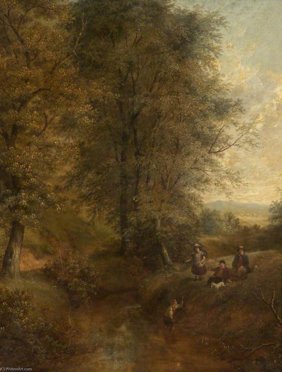 Art Reproductions Sheepwashes Brook by James Howe Carse (1819-1900 ...