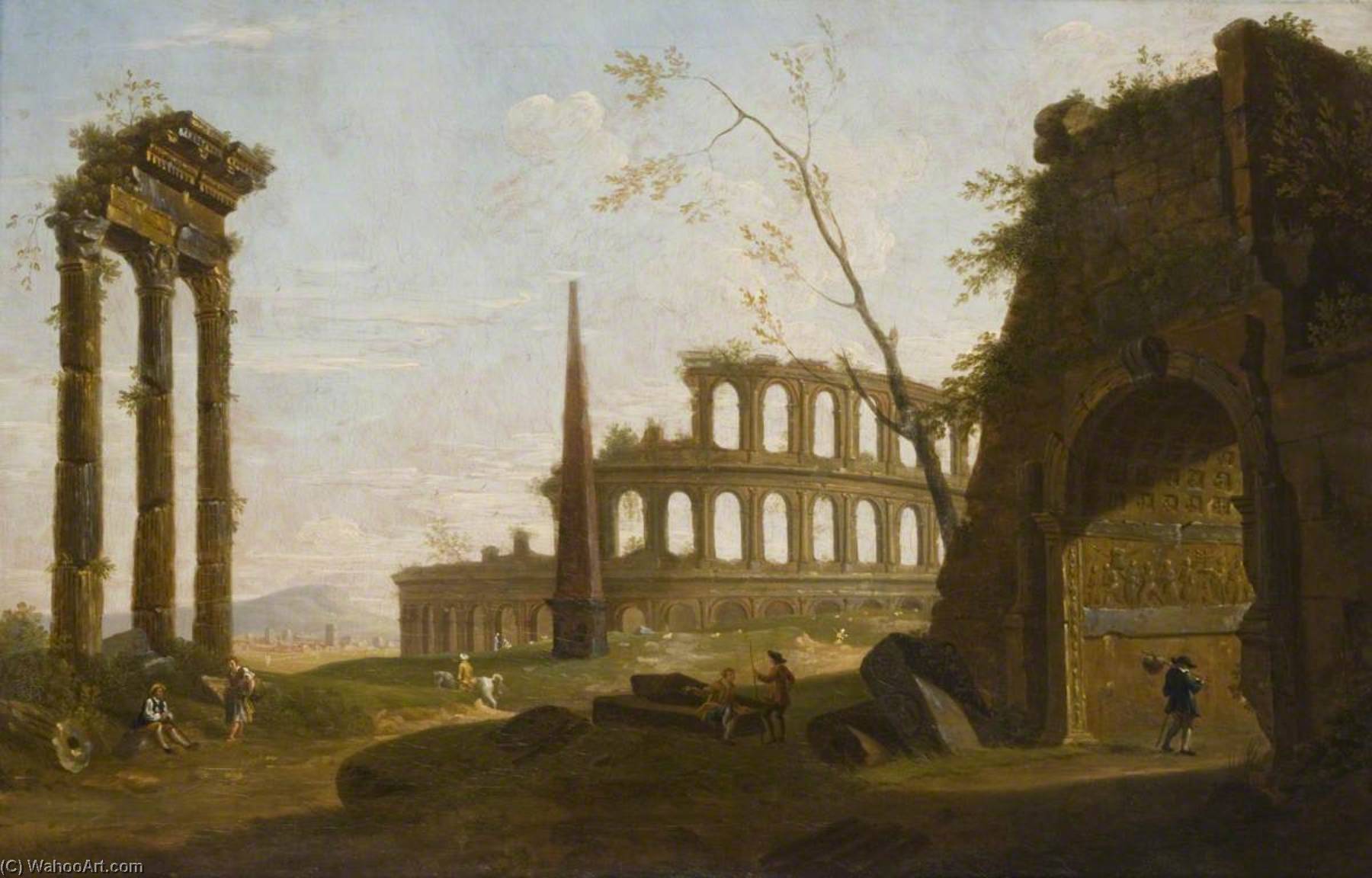 Achat Réplique De Peinture Capriccio romain, 1756 de John Inigo ...
