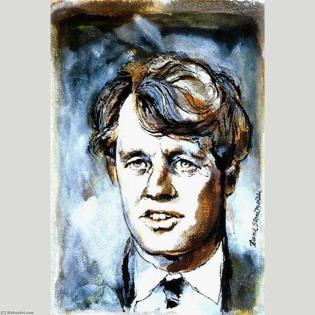 Purchase Oil Painting Replica Robert F. Kennedy, 1966 by David Stone ...