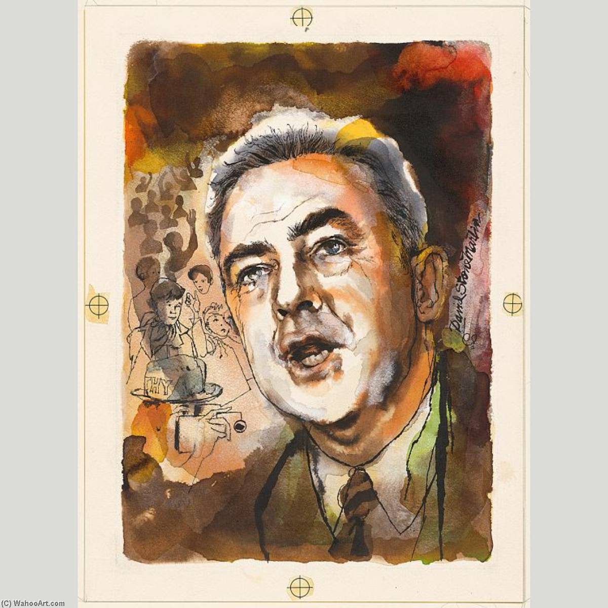 Purchase Oil Painting Replica Eugene McCarthy, 1968 by David Stone ...