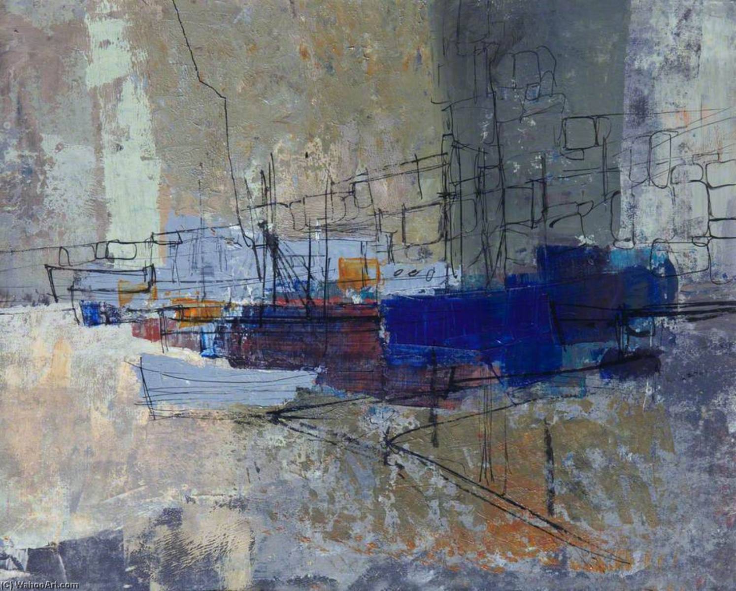 Cornish Harbour by Frederick Donald Blake Frederick Donald Blake ...