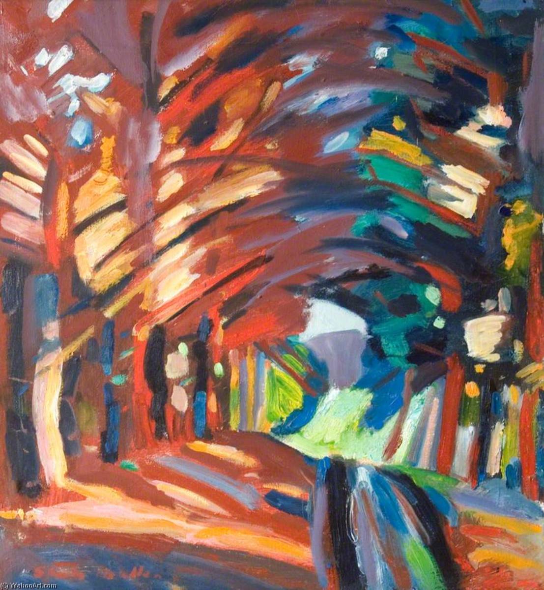 Borders Landscape, 1999 by Sheila Mullen Sheila Mullen | ArtsDot.com