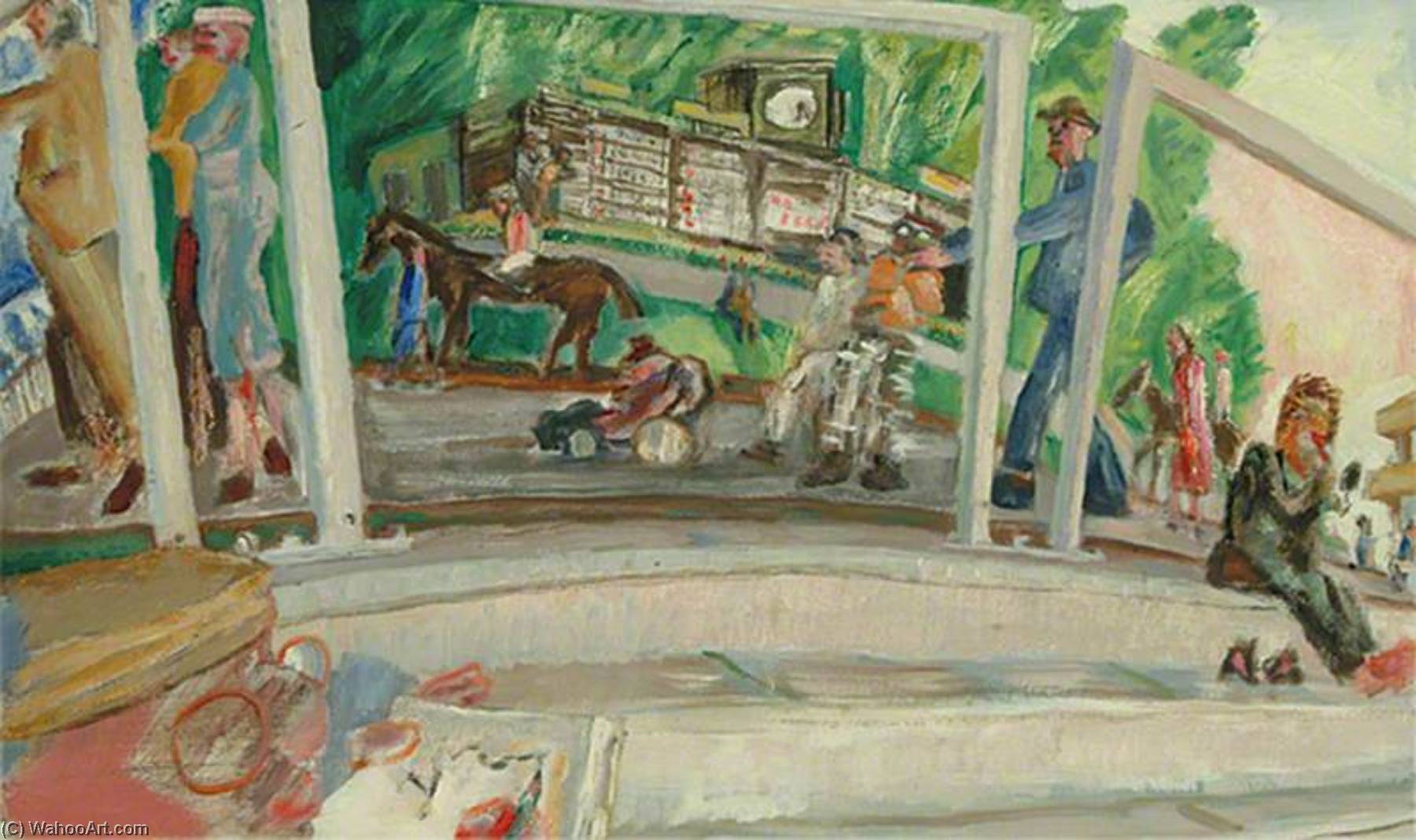 Obtenha uma cópia de The Procession (Sandown Race Course) - timothy hyman