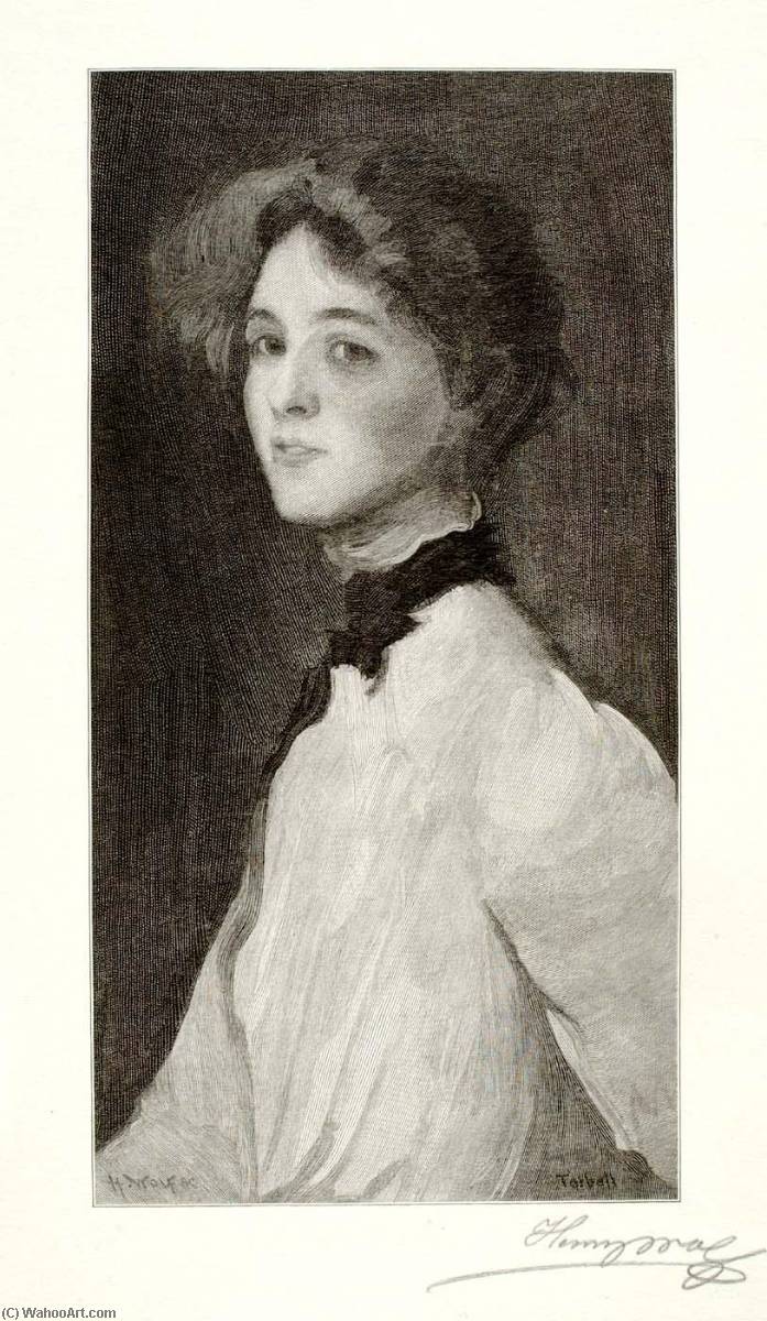 Portrait of a Girl, 1905 by Henry Wolf (1925-2005, Austria) Henry Wolf ...