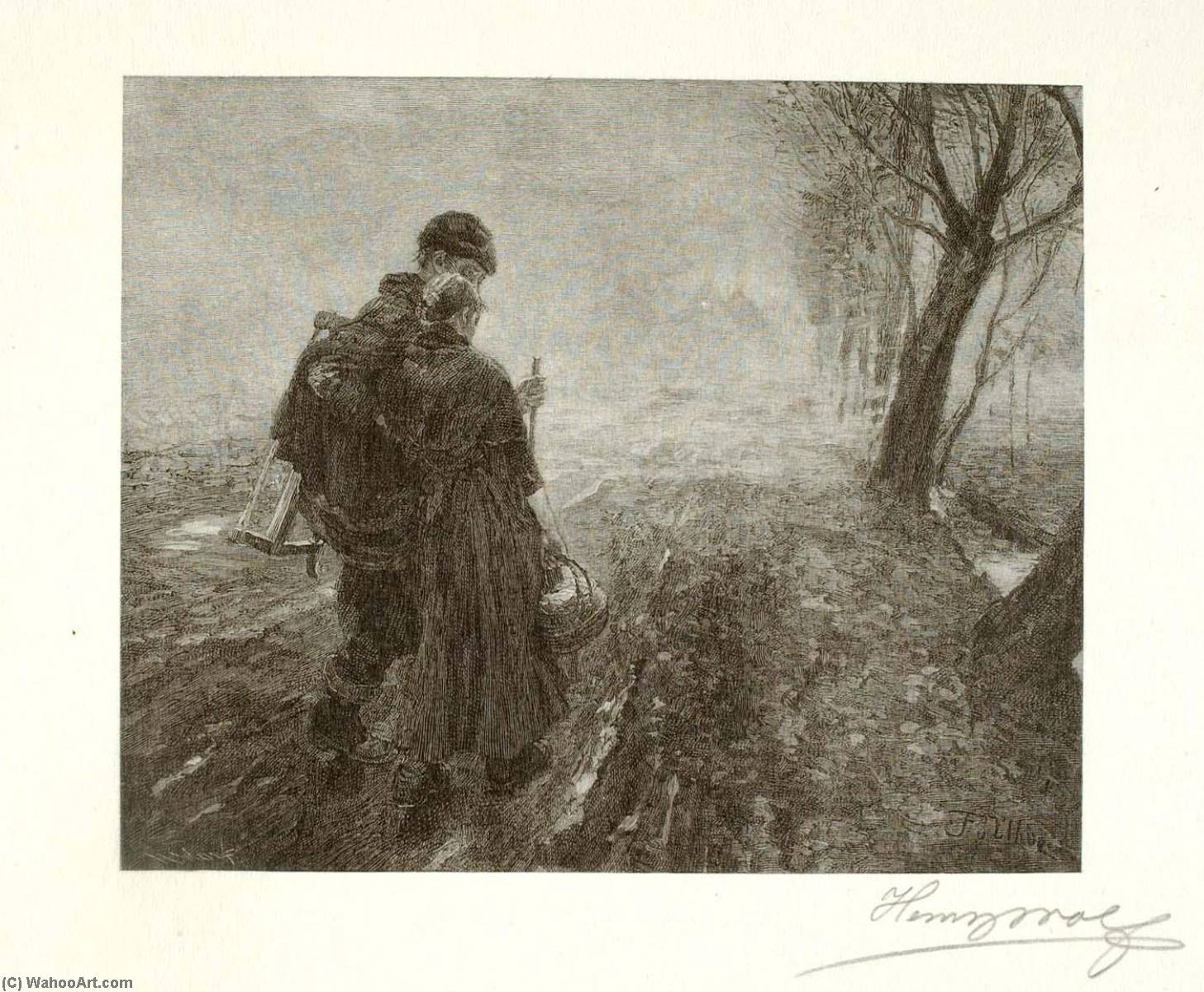 伯利恒之行, 1897 通过 Henry Wolf (1925-2005, Austria) Henry Wolf | ArtsDot.com