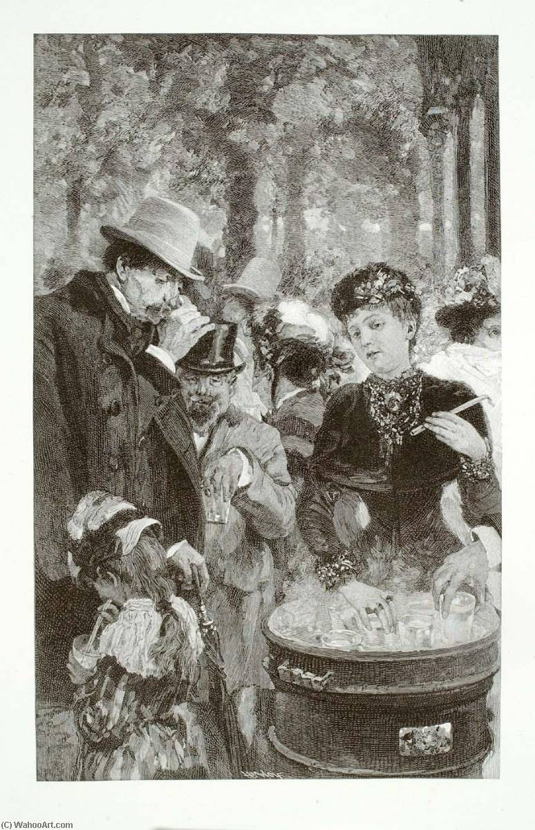 At Kissingen, 1890 by Henry Wolf (1925-2005, Austria) Henry Wolf ...