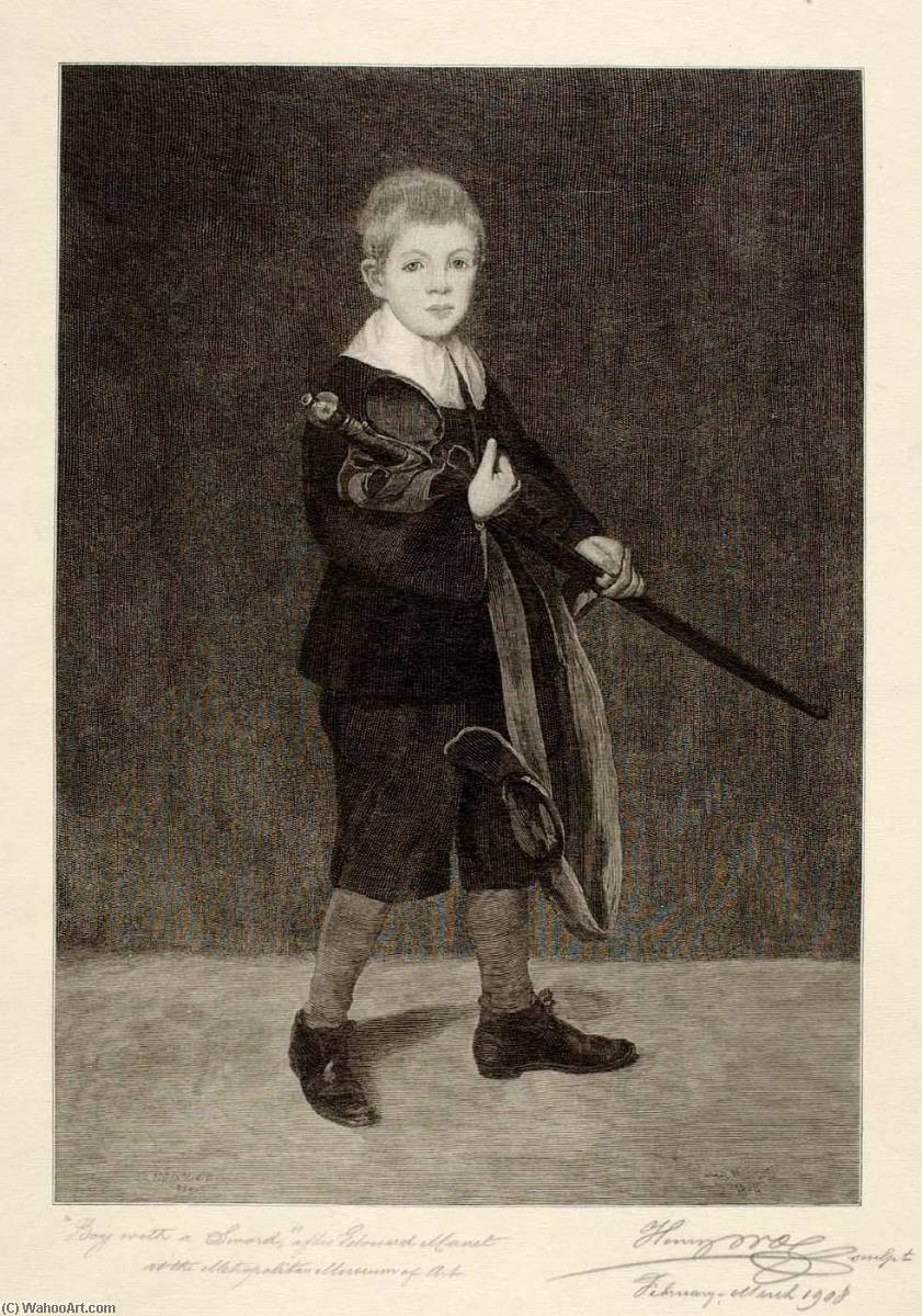 Boy with Sword, 1908 by Henry Wolf (1925-2005, Austria) Henry Wolf ...