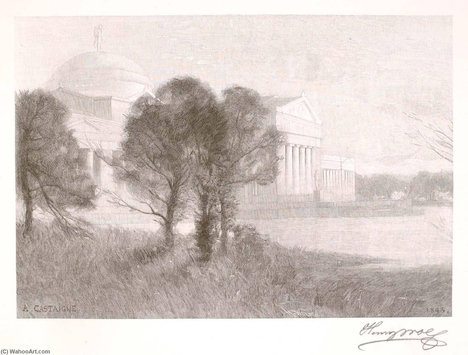 The Art Palace, Early Morning, 1893 by Henry Wolf (1925-2005, Austria ...