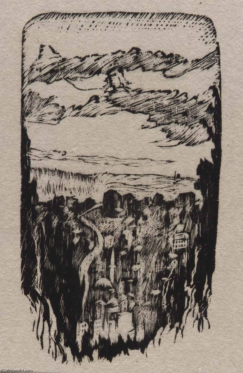 Buy Museum Art Reproductions Cliff City, 1926 by Howard Cook (Inspired ...