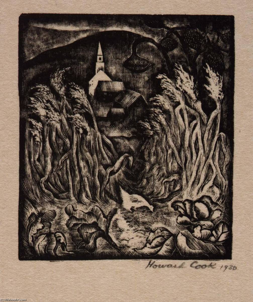 Art Reproductions Cornfield, 1930 by Howard Cook (Inspired By) (1901 ...