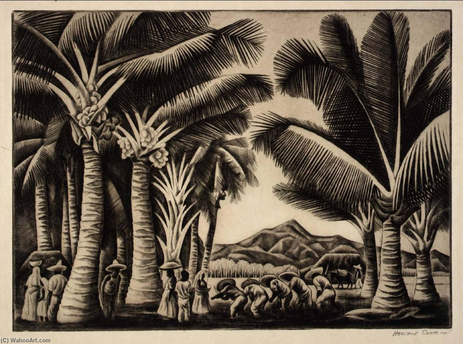 Get Paintings Reproductions Cocoanut Palms (Cocoanut Grove), 1932 by ...