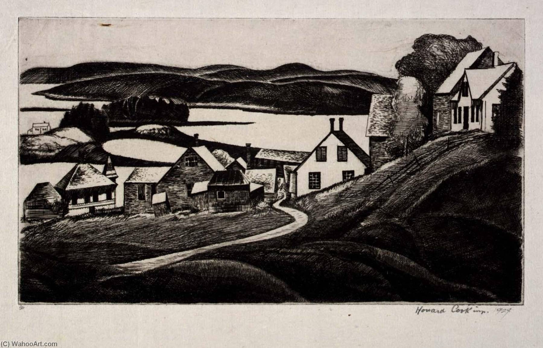 Get Art Reproductions Quoddy Bay, 1928 by Howard Cook (Inspired By ...
